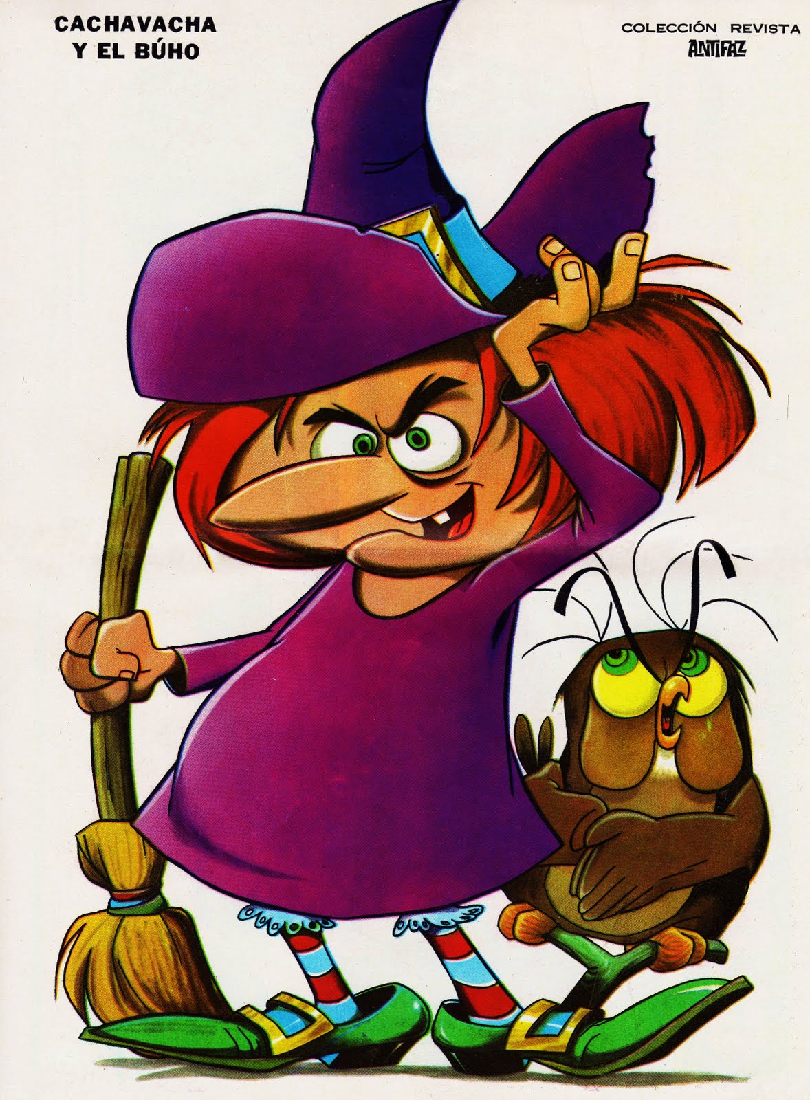 HIJITUS y AMIGUITUS" ******: 123. La Bruja Cachavacha y El Búho.